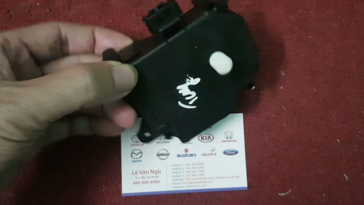 Mô tơ chia gió điều hòa Camry 2006-2018 87106-06170 - YouTube