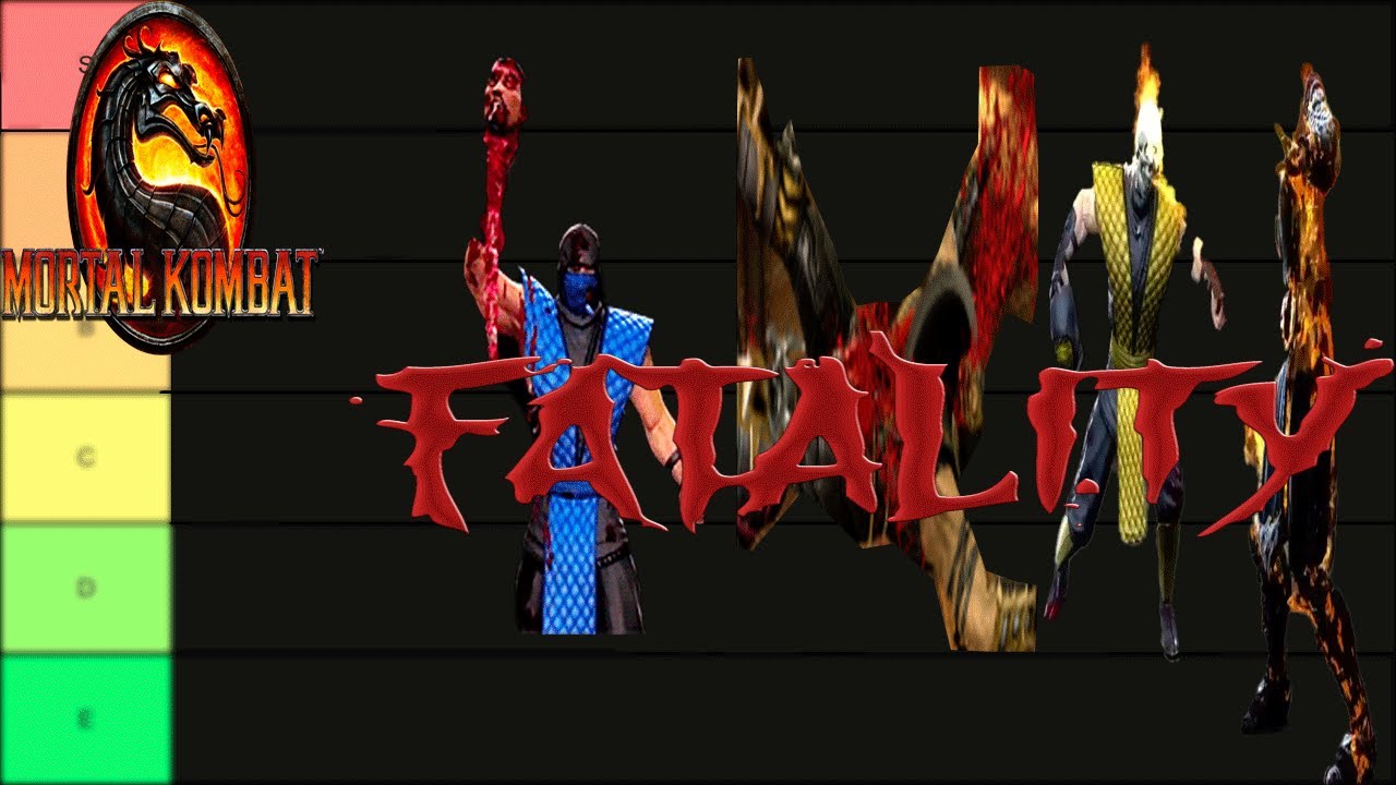 Tier List Fatalities Mortal Kombat 9 - YouTube