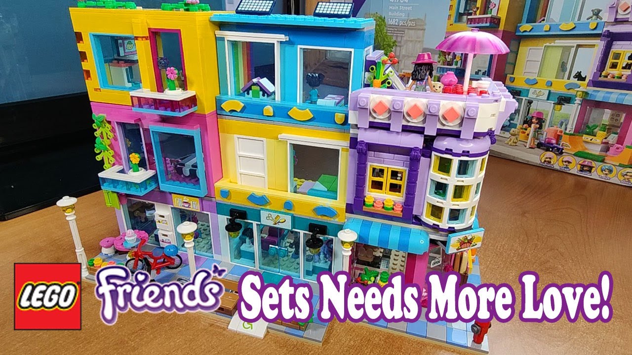 LEGO Friends Main Street Building 41704 Is A Piece of Art! - YouTube