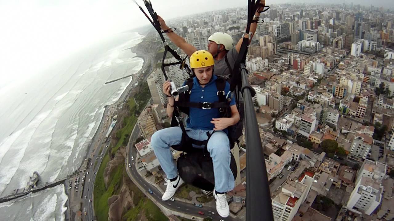 PARAPENTE ALEJO - LIMA PERU - MIRAFLORES - YouTube