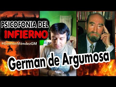 La Psicofonia de Germán de argumosa | Psicofonia del infierno | Leyenda ...
