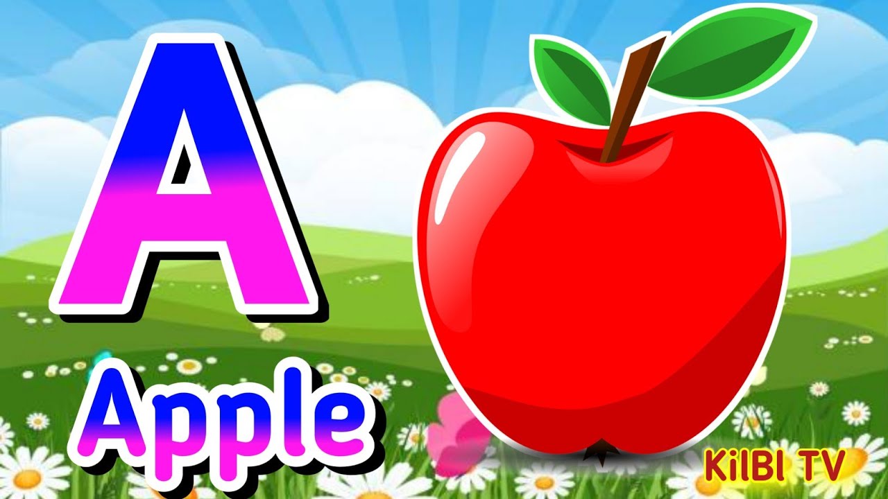 Phonics Song with TWO Words - A For Apple - ABC Alphabet Songs with ...