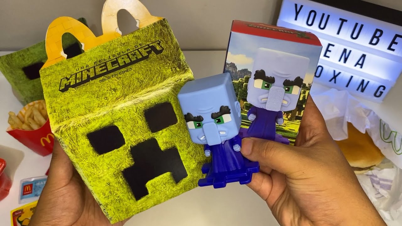 Cajita Feliz de Minecraft La Película - Abril 2025 Juguete Evocador ...