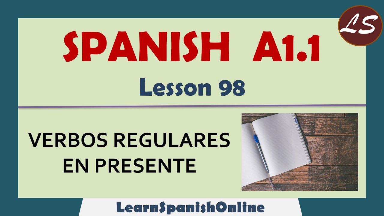 ¿Cómo conjugar Verbos Regulares en tiempo Presente en Español ...