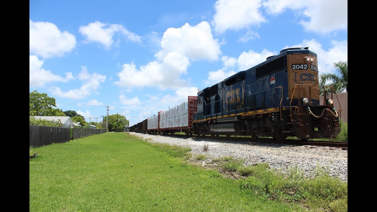 [4K]CSX O721-15 with 2042 a GP38-3 With Mr RK at the helm and a horn show - YouTube