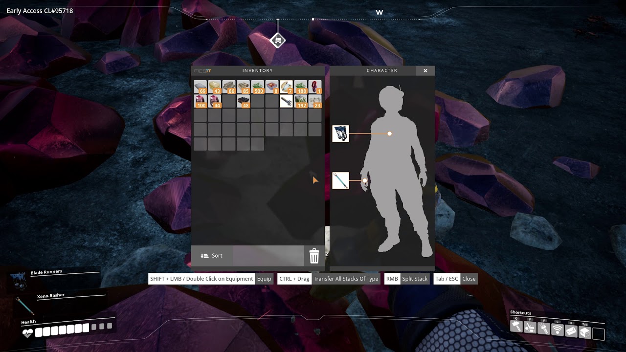 Satisfactory e008 (cave with spiders, quartz and SAM ore) - YouTube