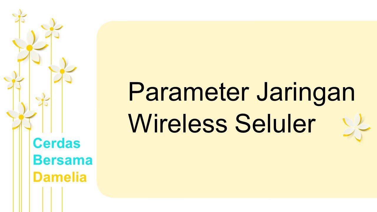 Teknik Penyambungan & Rekayasa Traffik #27 - Parameter Jaringan ...