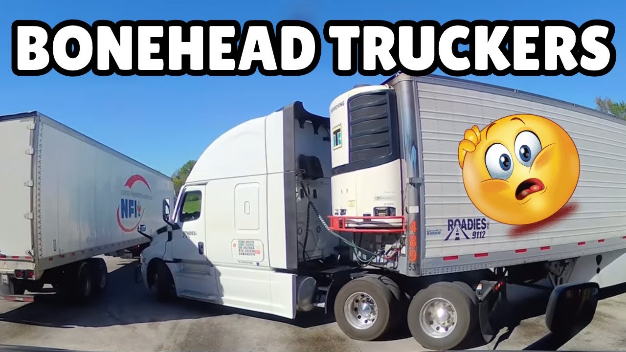 What Is He Doing? | Bonehead Truckers of the Week - YouTube
