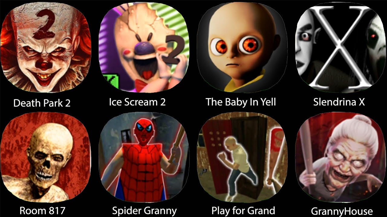 Death Park 2, Ice Scream 2, The Baby In Yell, Room 817, Slendrina X ...