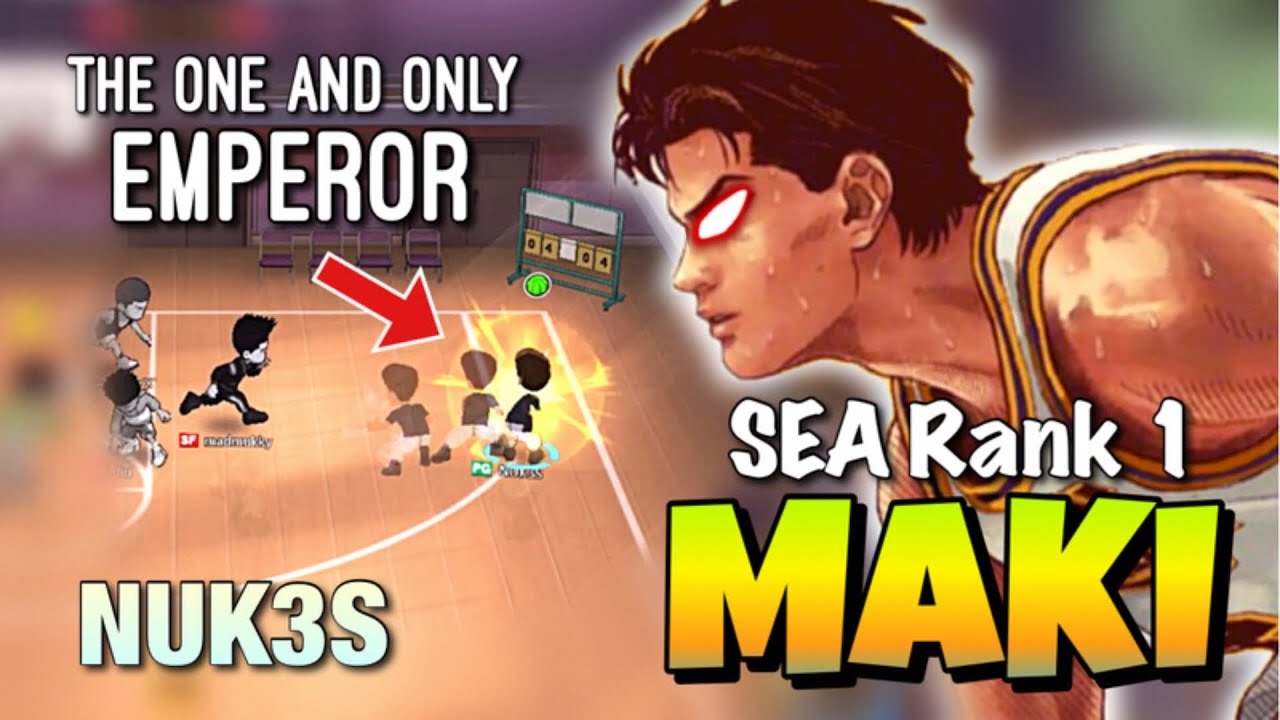 Slam Dunk Mobile Sea Rank 1 Maki Gameplay By Nuk3s Watch Out Dont Slip Youtube