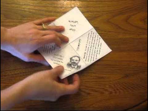 Diamond Flip Mini Book Video Tutorial - YouTube