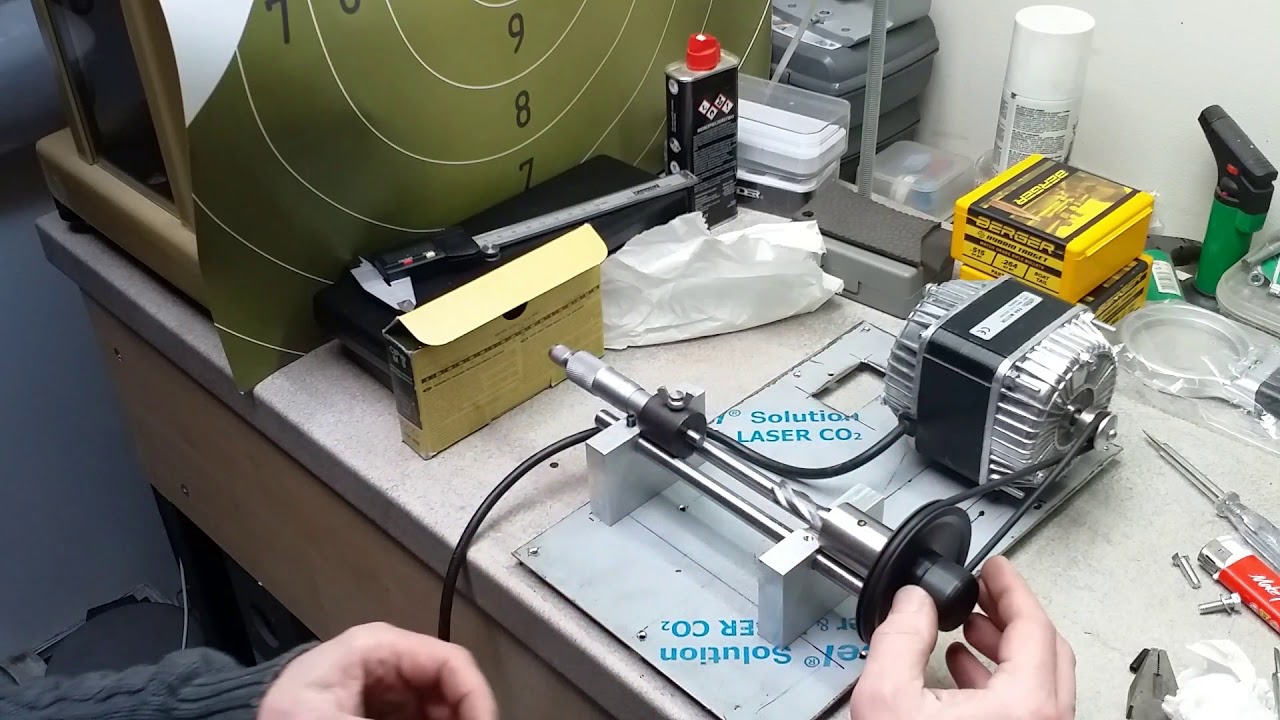 Trymer, pierwsze uruchomienie prototypu. Homemade case trimmer. - YouTube
