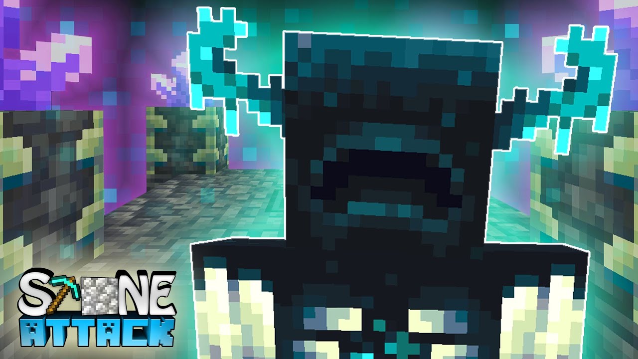 Sebo VS Warden & Sculk Farm Upgrade! - Minecraft Stone Attack #54 - YouTube