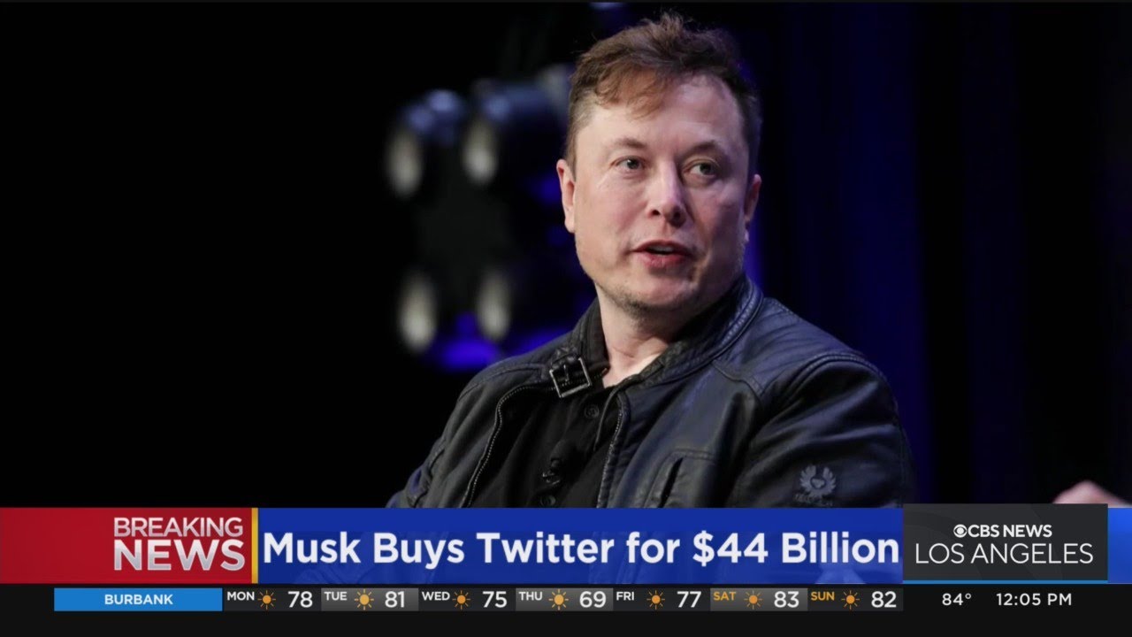 Elon Musk buys Twitter for $44 billion - YouTube