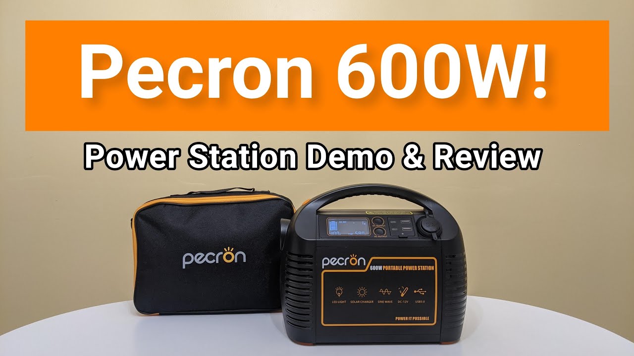 The All-New Pecron P600 Portable Power Station Demo & Review - YouTube