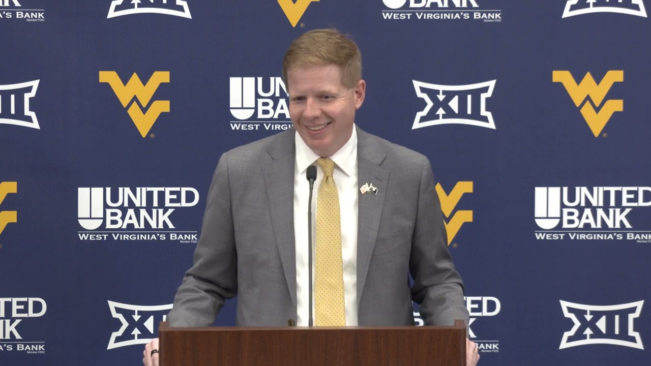 Rob Alsop WVU Interim Director of Intercollegiate Athletics 11/14/22 ...