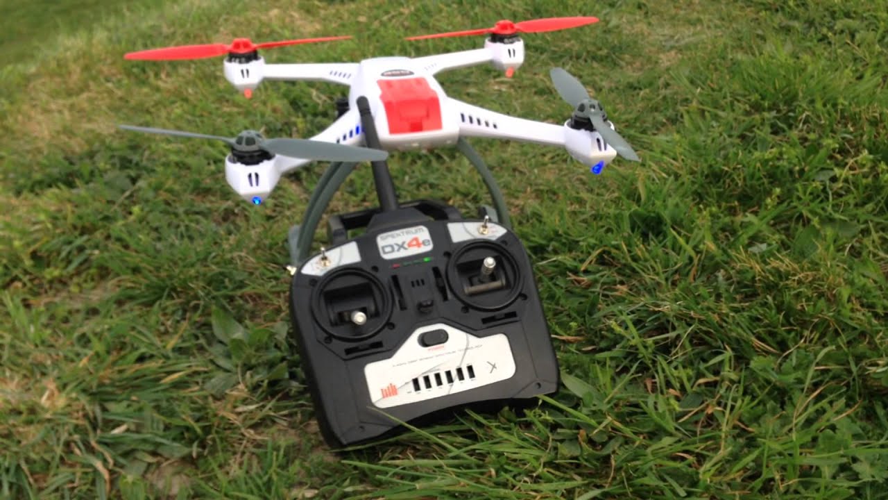 Blade 350Qx3 mit DX4e - YouTube