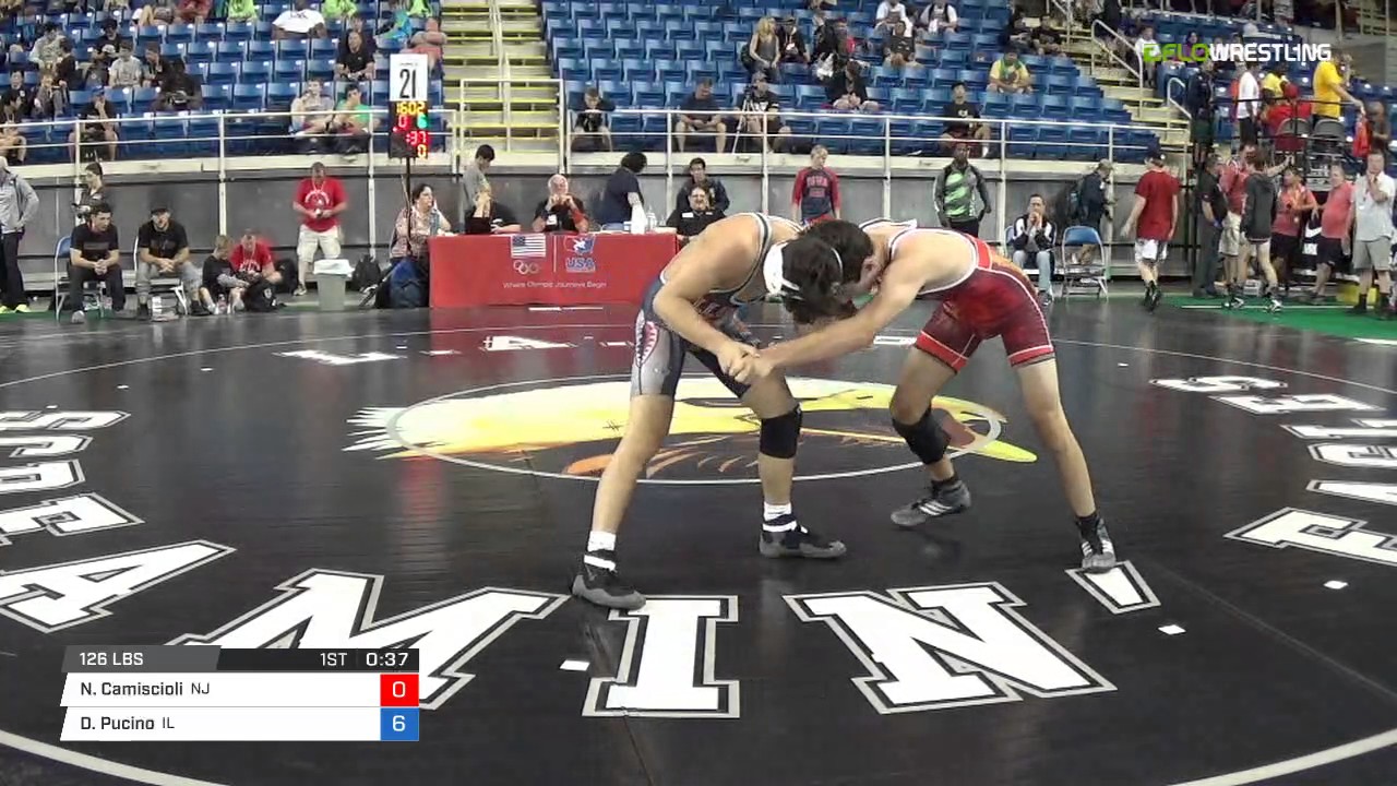 Cadet FS 126 Consi of 16 #1 - Nate Camiscioli (NJ) vs. Danny Pucino (IL ...