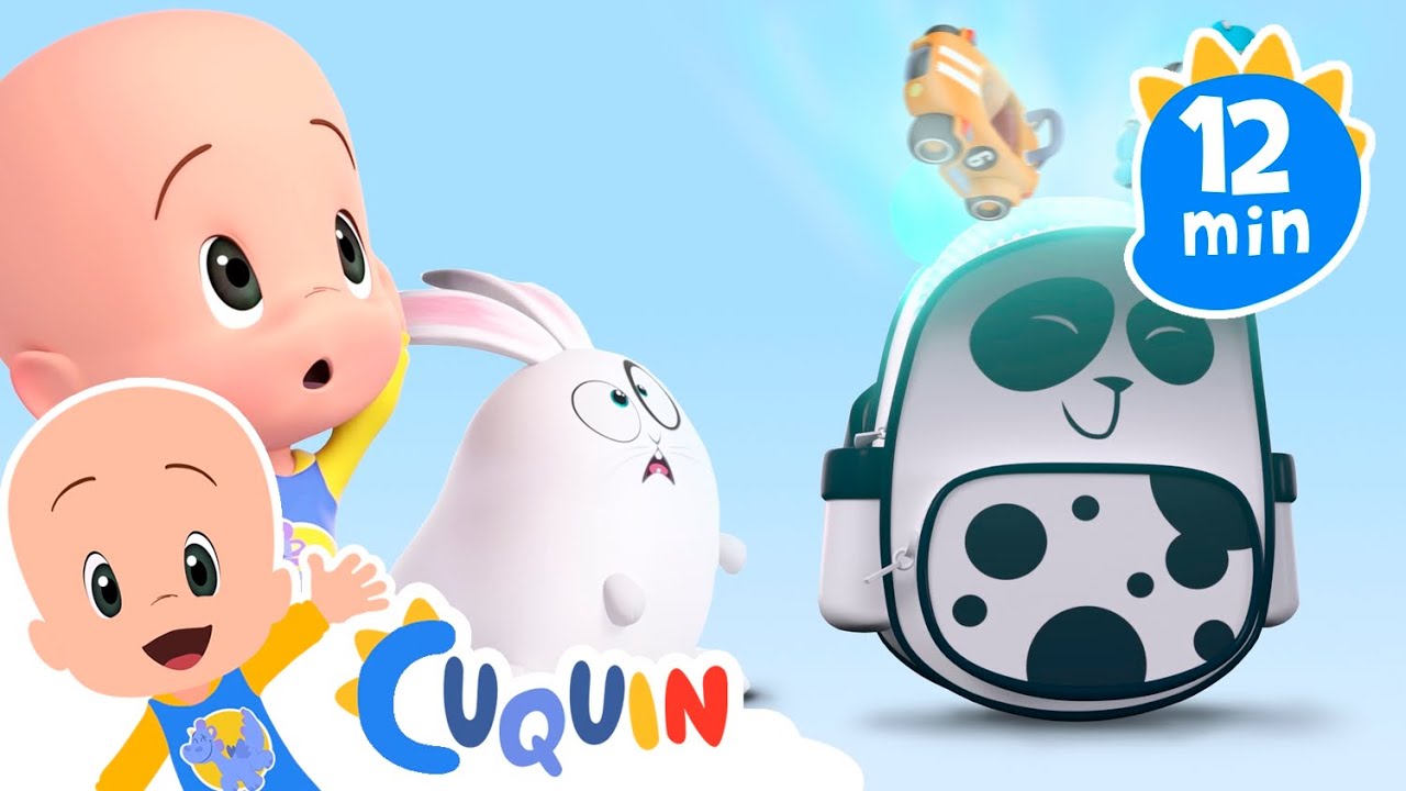 Panda Bag (Vehicles) and more educational videos for kids with Cuquin ...