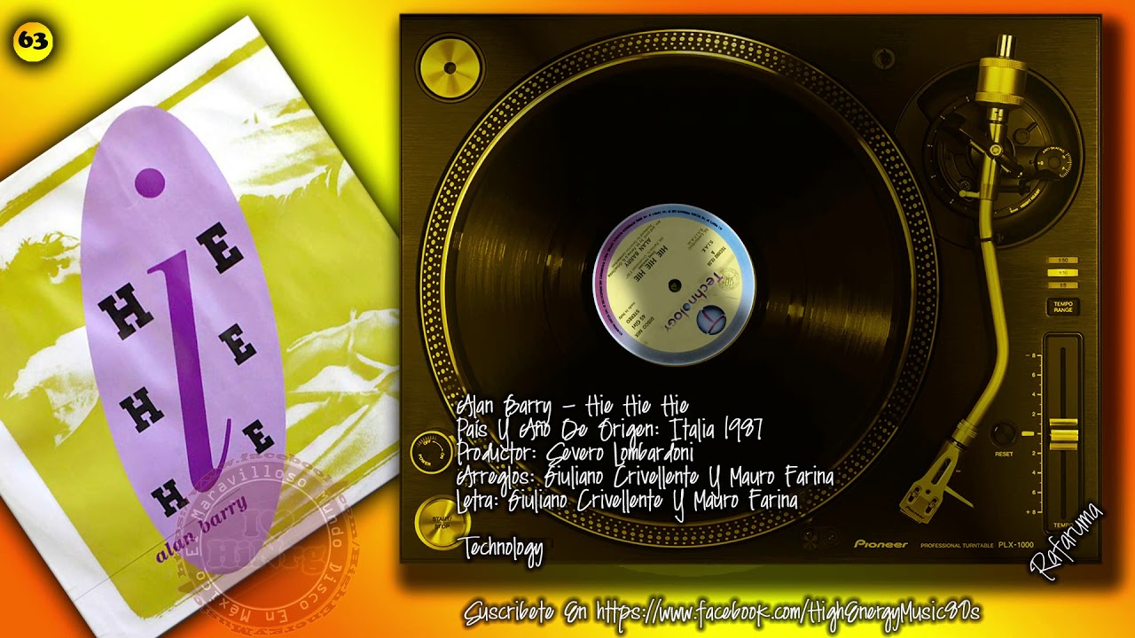 63 - Alan Barry - Hie Hie Hie (Italia 1987) High Energy Music - YouTube