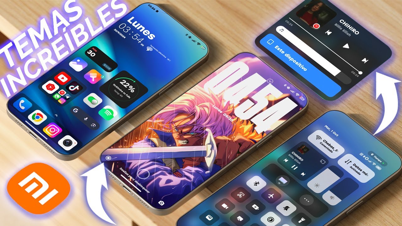 4 TEMAS NUEVOS para Personalizar al Máximo Cualquier XIAOMI Redmi y ...
