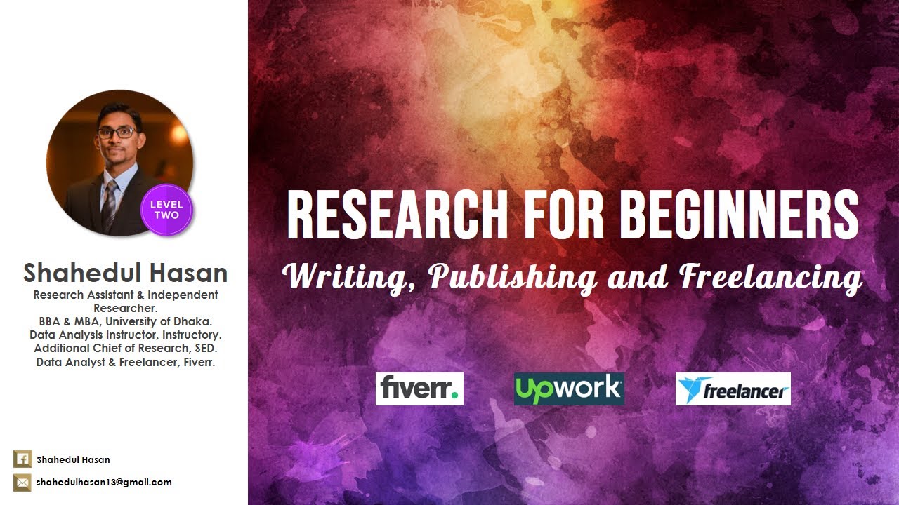Course Teaser | Research For Beginners: Writing, Publishing And ...