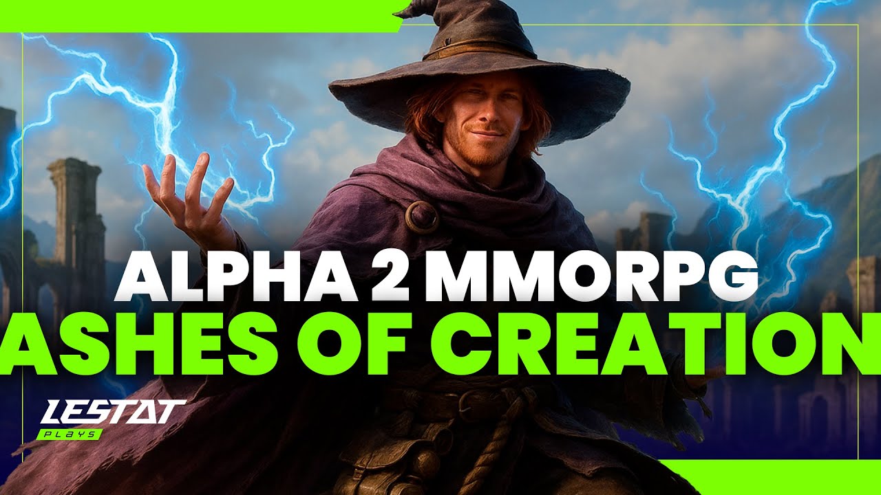 LIVE: Alpha 2 MMORPG Ashes of Creation - Jogando de Mago! - YouTube