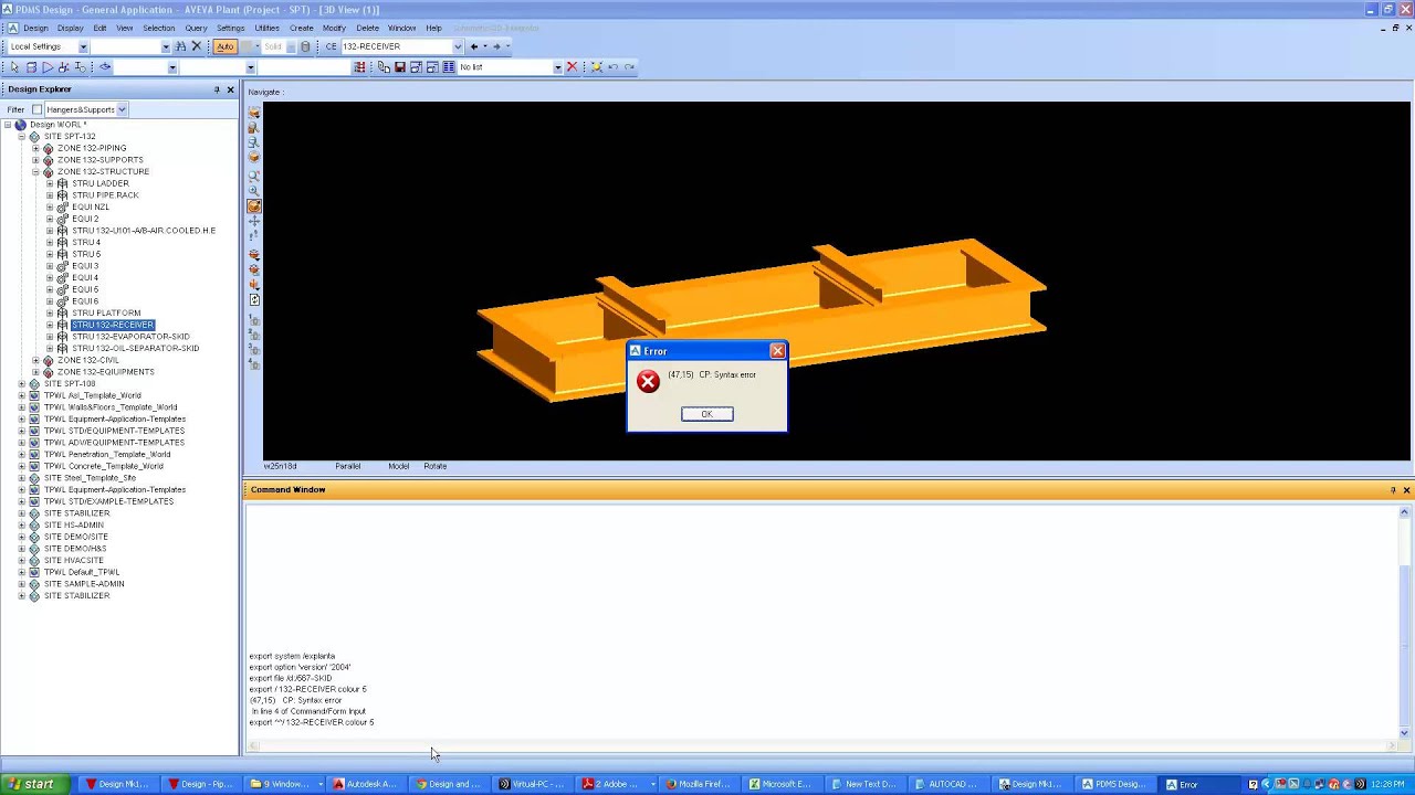 PDMS TO AUTOCAD EXPORT - YouTube
