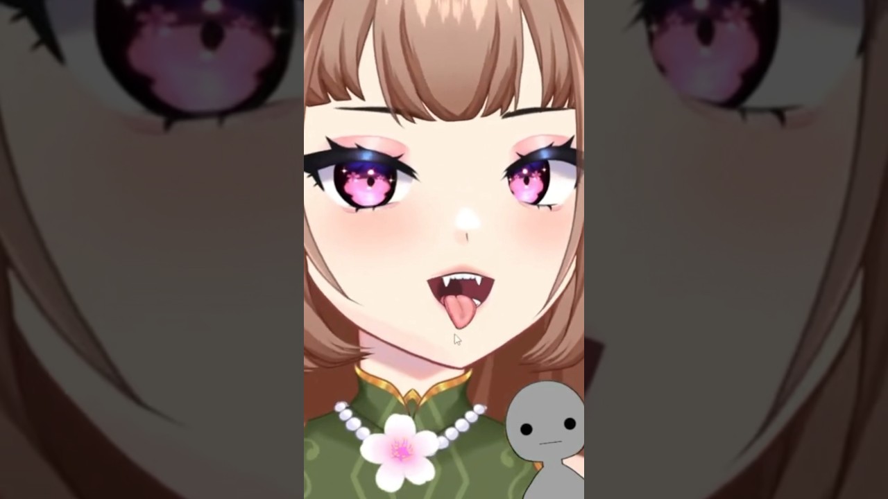 Jiggle physics? Nah, tongue physics #vtuberen #vtuber #sus - YouTube