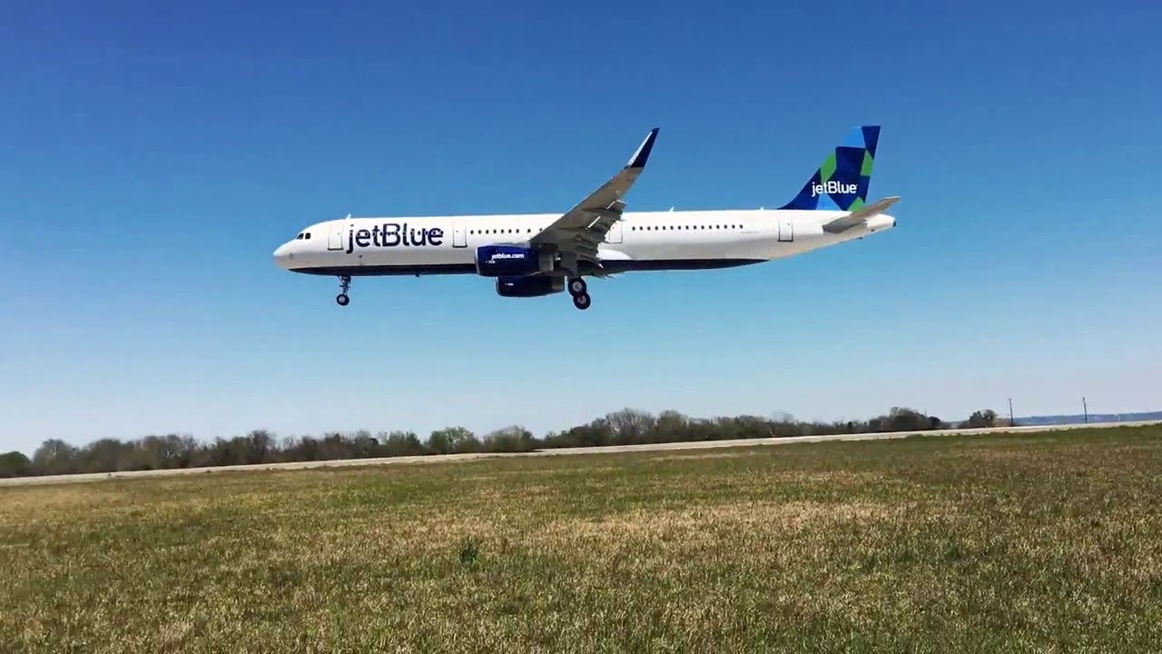 First Flight Landing - Airbus A321 - YouTube