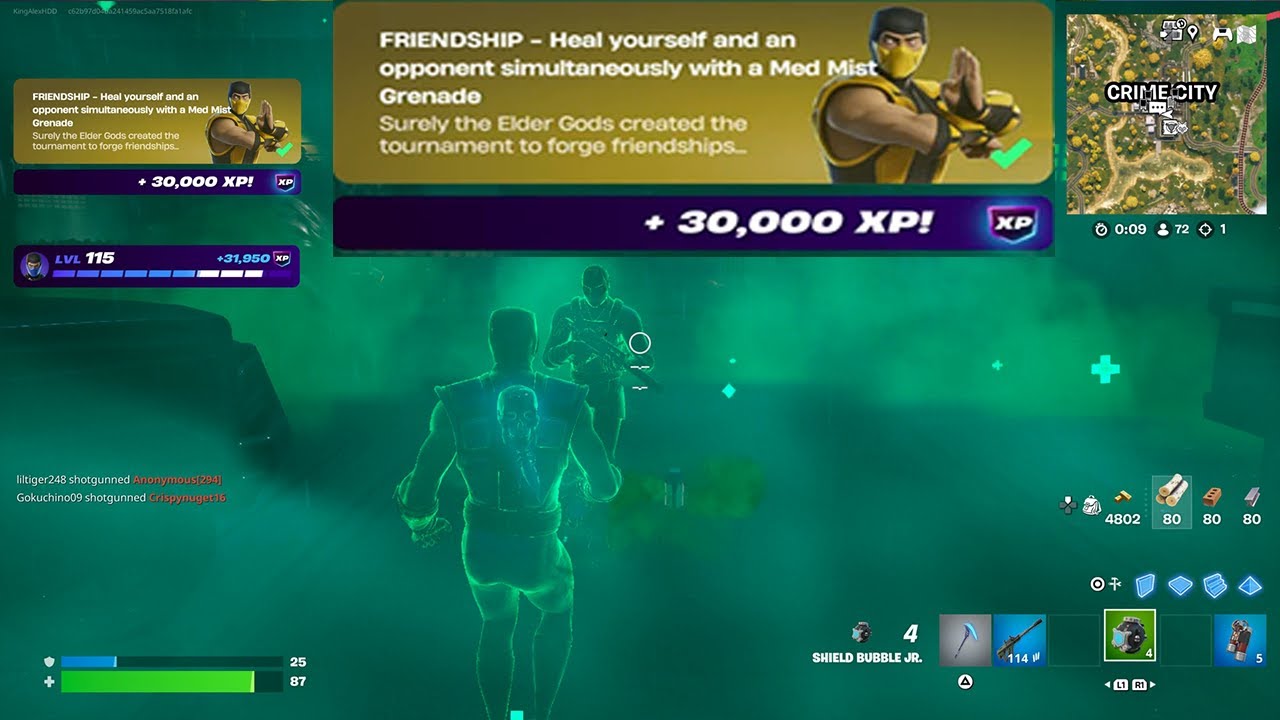 How to FRIENDSHIP Heal yourself and an opponent simultaneously with a ...