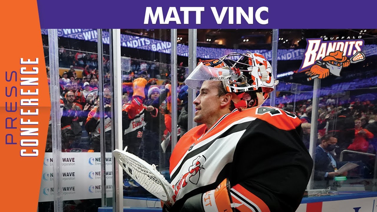Goaltender Matt Vinc Recaps Buffalo's 2021-22 NLL Season Opener Win ...