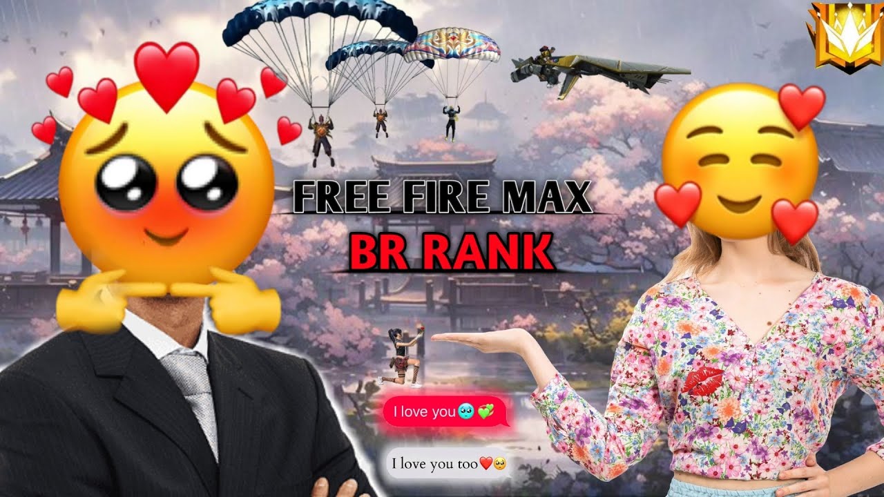 Free fire max first time cute girl play in Br rank 3 vs 4 😱🖤#freefire ...