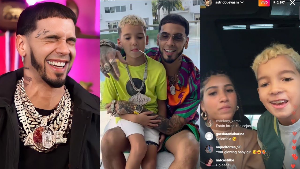 ANUEL AA FUERTE MENSAJE A SU HIJO PABLITO Y ASTRID CUEVAS - YouTube