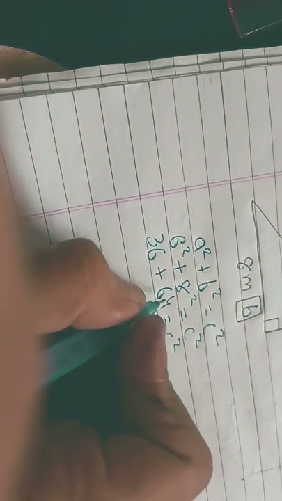 how to find hypotenuse - YouTube