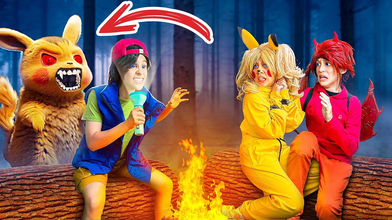 Pokémon became scouts in real life! Pikachu vs Scout Leader! - YouTube