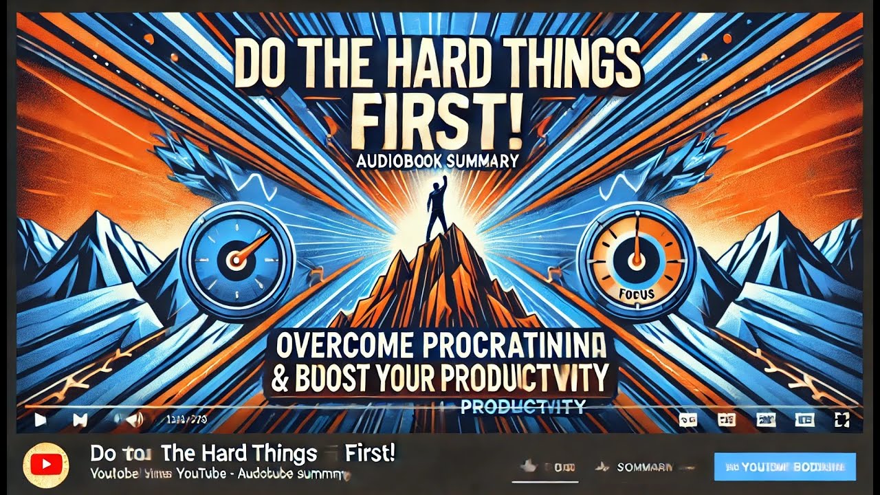 Do the Hard Things First: How to Win Over Procrastination Audiobook ...