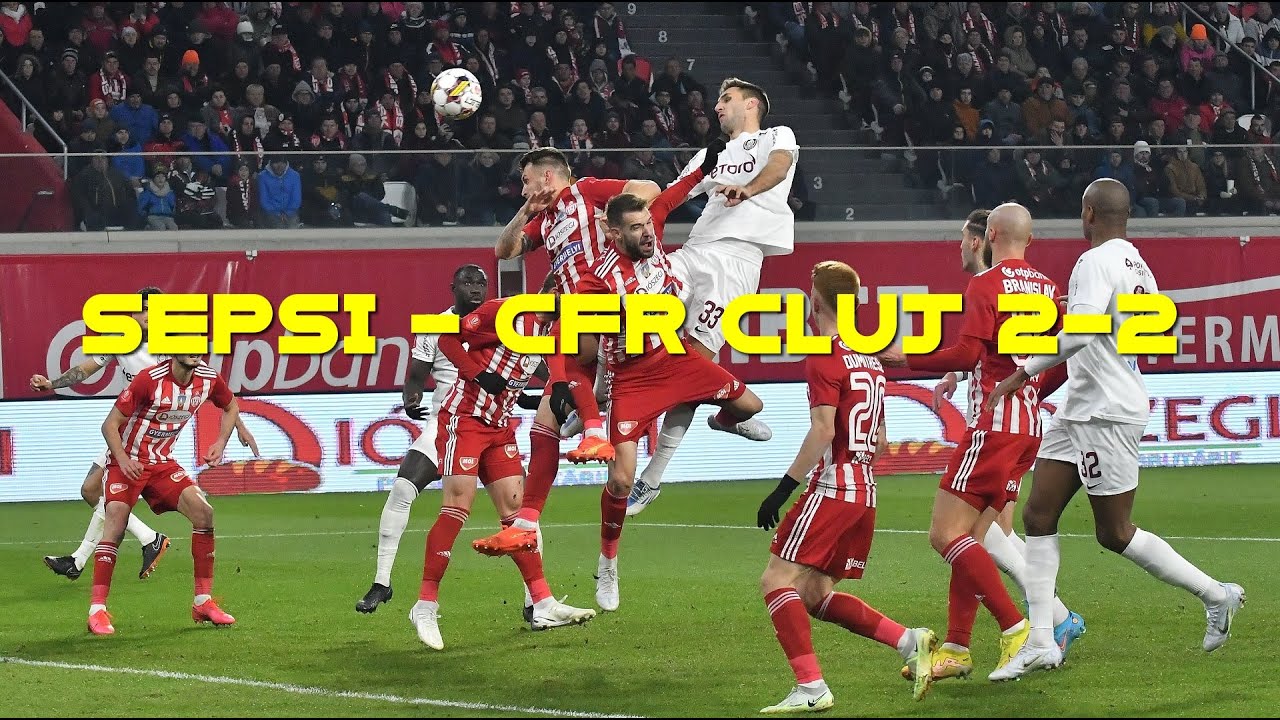 Sepsi - CFR Cluj 2-2. Covăsnenii află în ultima etapă dacă prind play ...