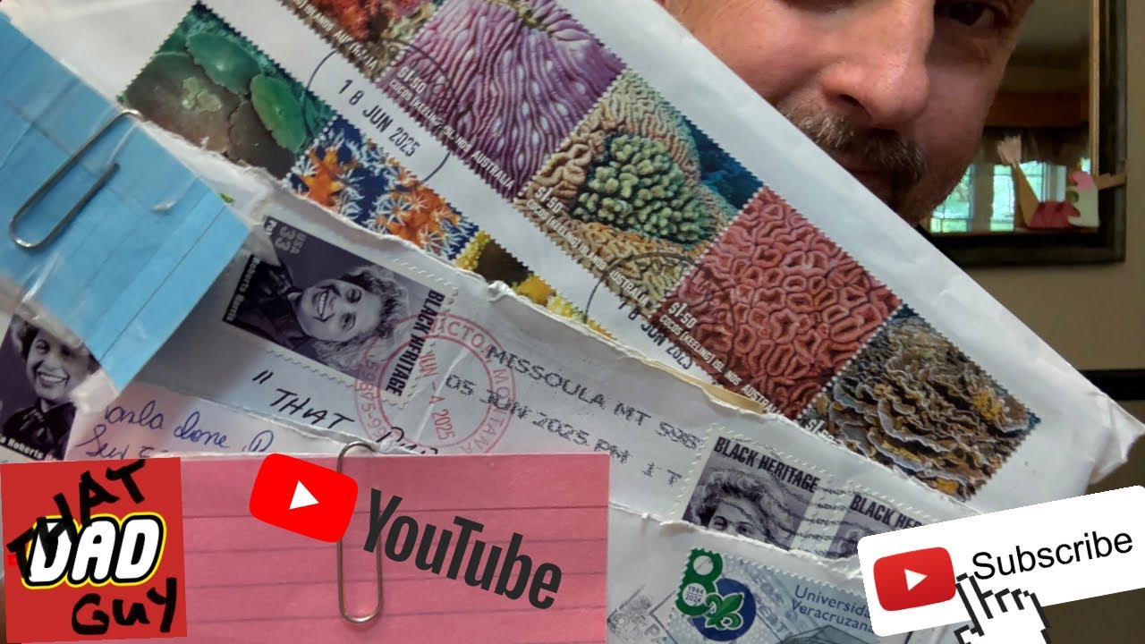 Unboxing Amazing Stamp Gifts from Around the World! 🌍 ️ - YouTube