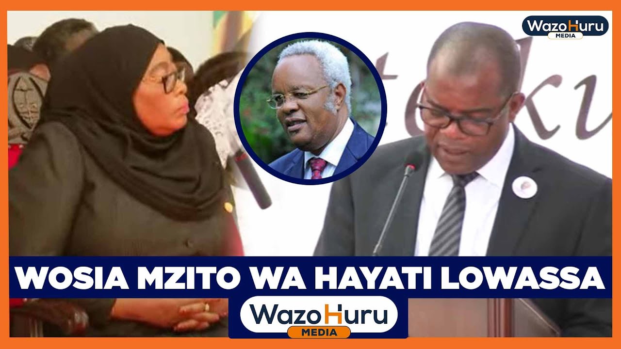 WOSIA MZITO WA HAYATI LOWASSA UKISOMWA MBELE YA RAIS SAMIA/MAMBO MAZITO ...