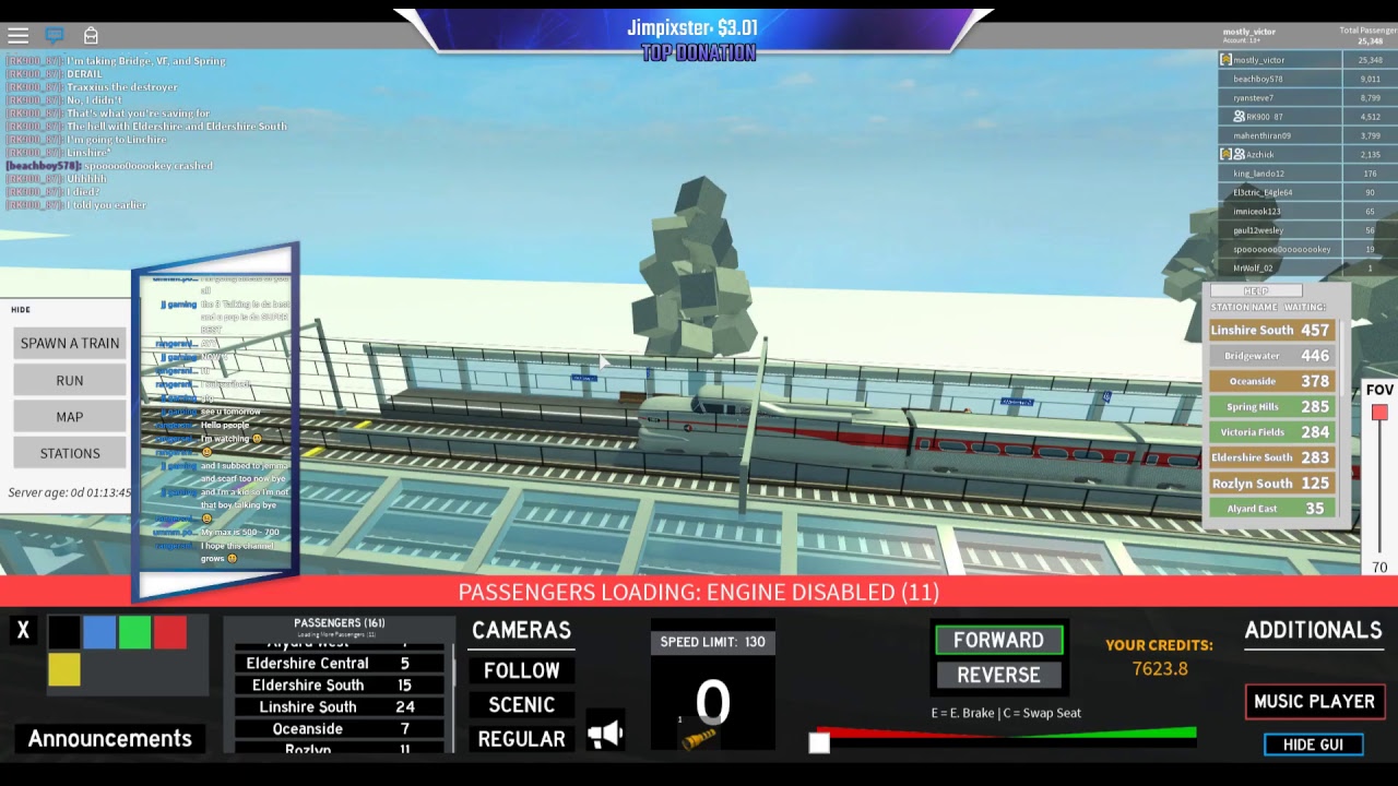 GETTING NEW TRAINS AND 25K+ PASSENGERS | ROBLOX Terminal Railways LIVE ...