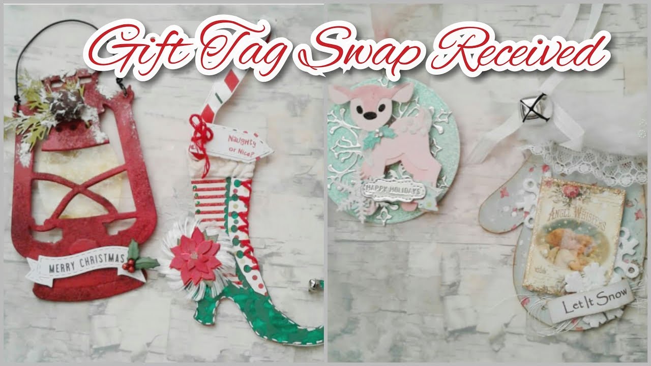 Gift Tag Swap Received - YouTube