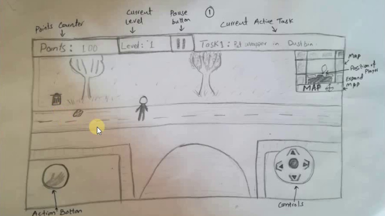 wireframes of game - YouTube