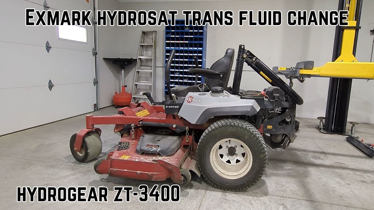 Exmark Hydrostat Transmission Fluid Change - YouTube