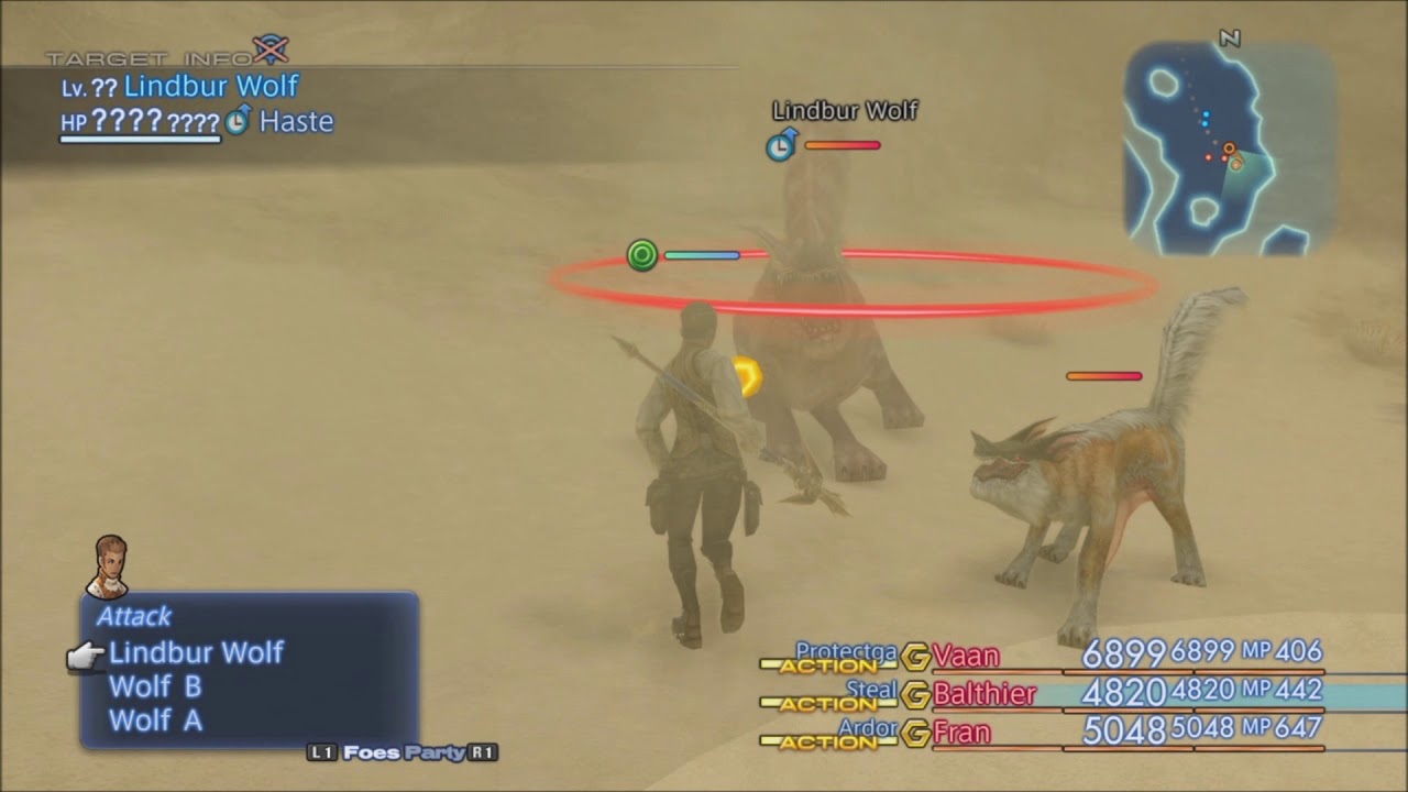 Final Fantasy XII: The Zodiac Age - Rare Game: Lindbur Wolf - YouTube