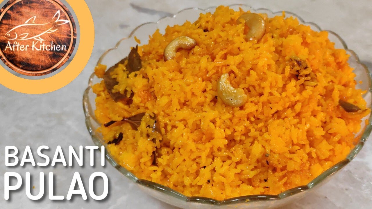Basanti Pulao Recipe | How To Make Basanti Pulao | Pulao Recipe ...