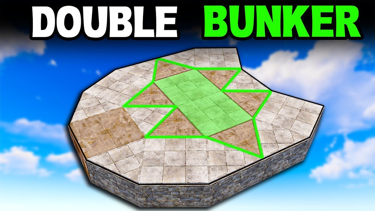 NEW CONCEPT DOUBLE BUNKER / SOLO / DUO BASE DESIGN / RUST - YouTube