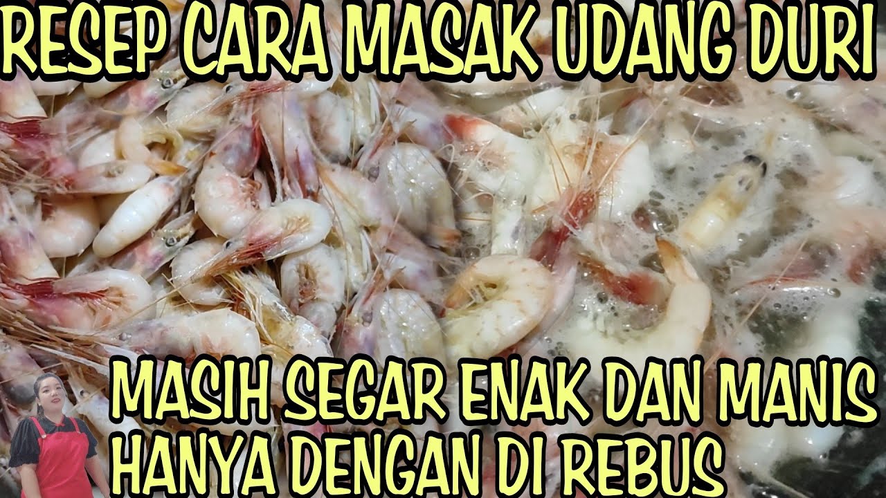 Resep cara masak rebus udang duri hasil gumbang masih segar dan mantap ...