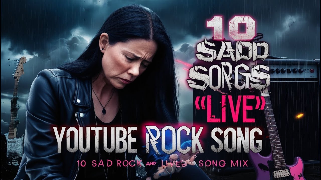Top 10 Sad Rock Songs Mix Emotional Live Stream for Heartbreak ...