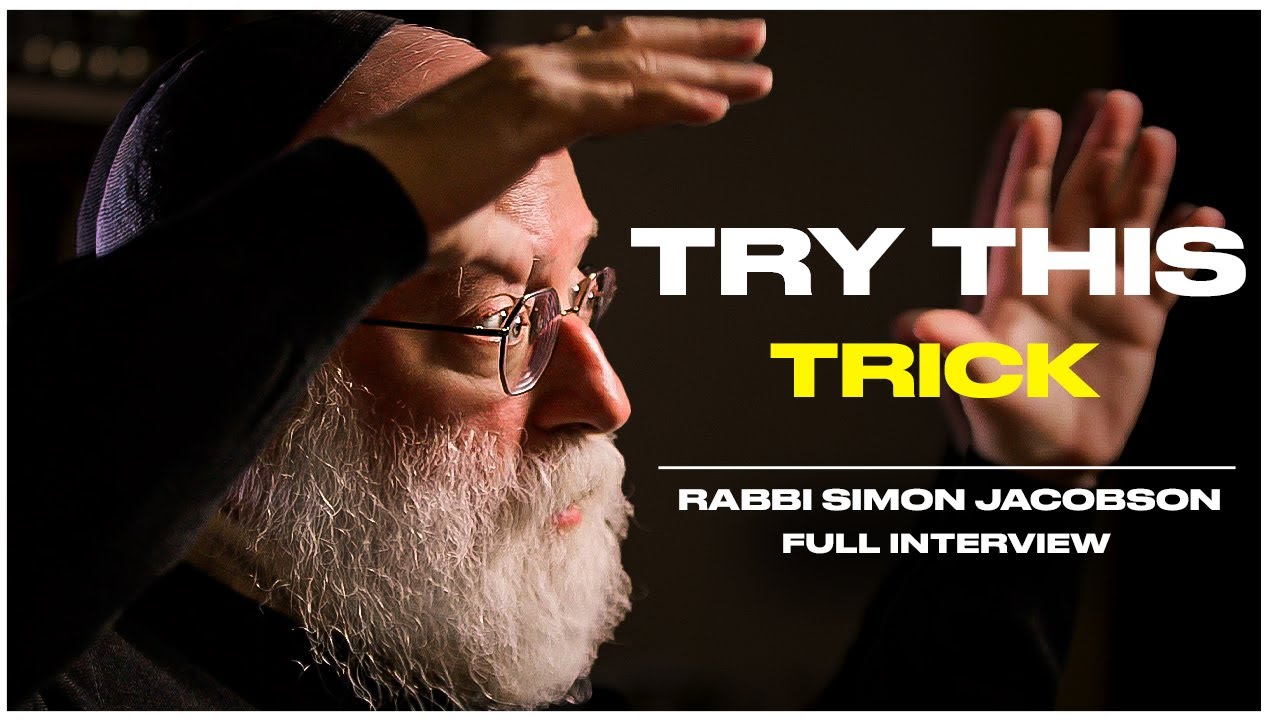 How To Control Your Destiny | Rabbi Simon Jacobson Full Interview - YouTube